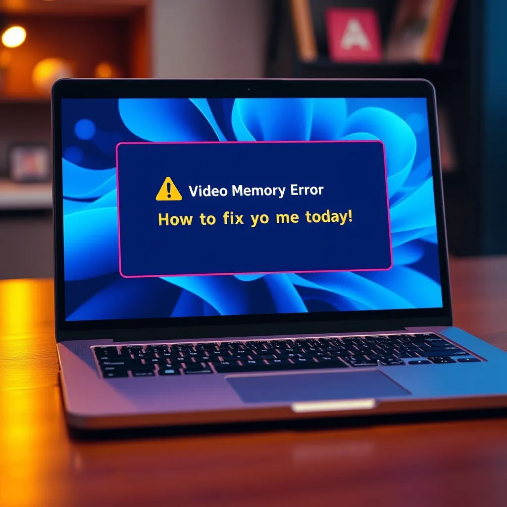 Laptop Video Memory Error: How to Fix It Today : LevelUpTalk