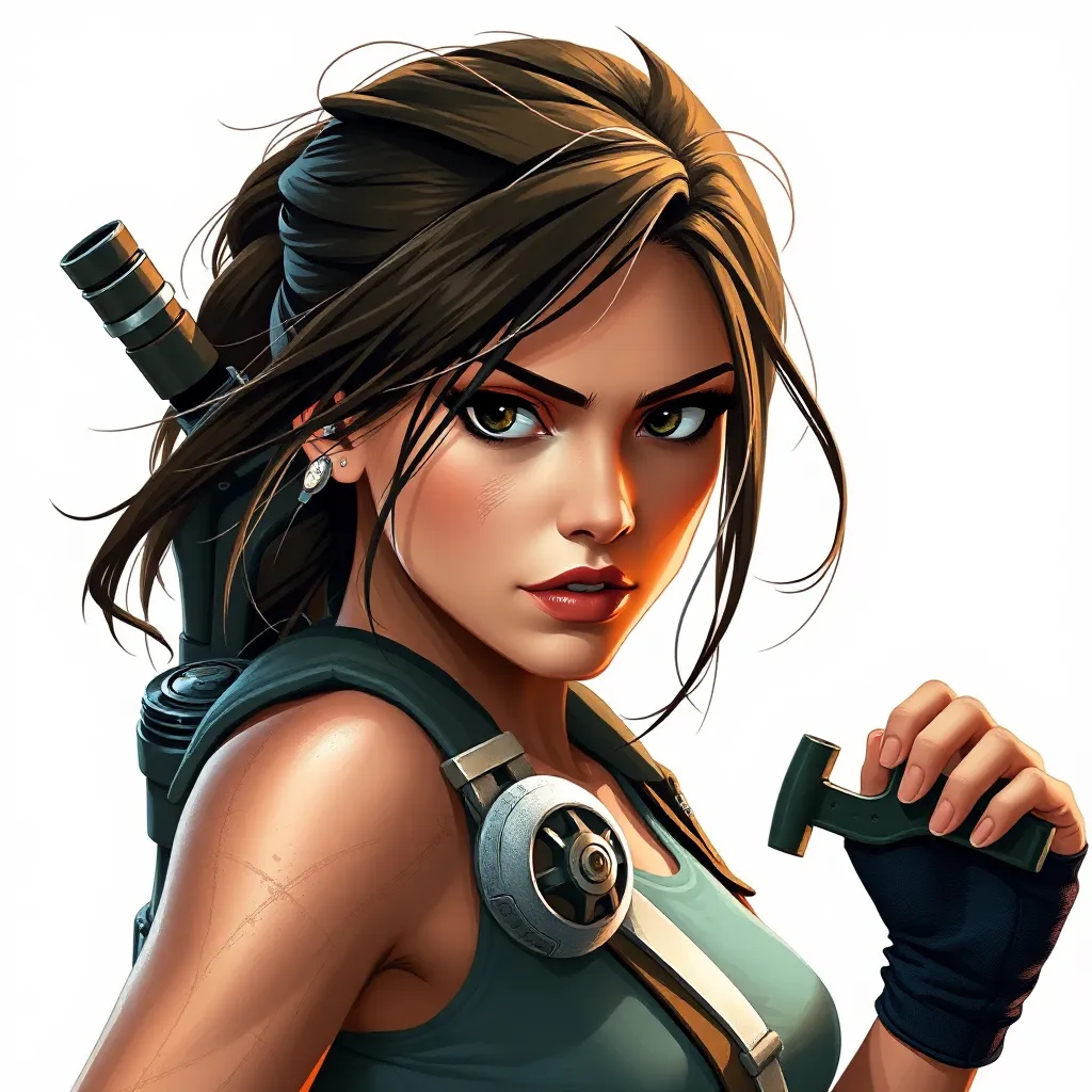 Incredible Lara Croft Drawing Revealed by Artist : LevelUpTalk