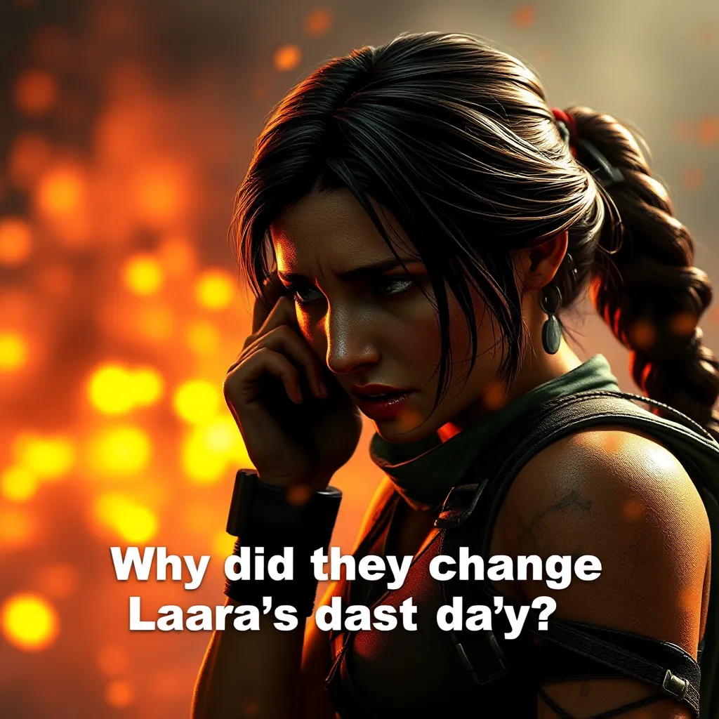 Why Did They Change Lara's Discovery of Her Dad? : LevelUpTalk