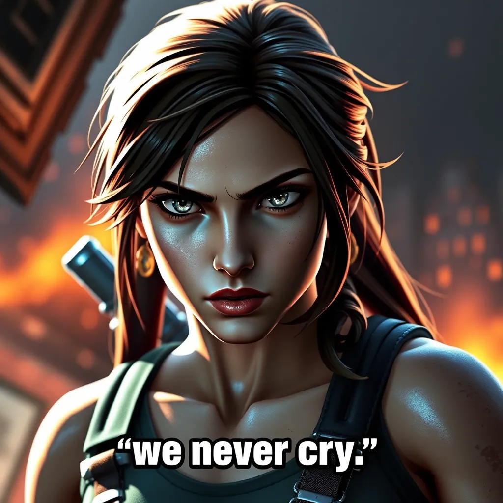 Lara Croft Meme: A Symbol of Strength and Resilience : LevelUpTalk