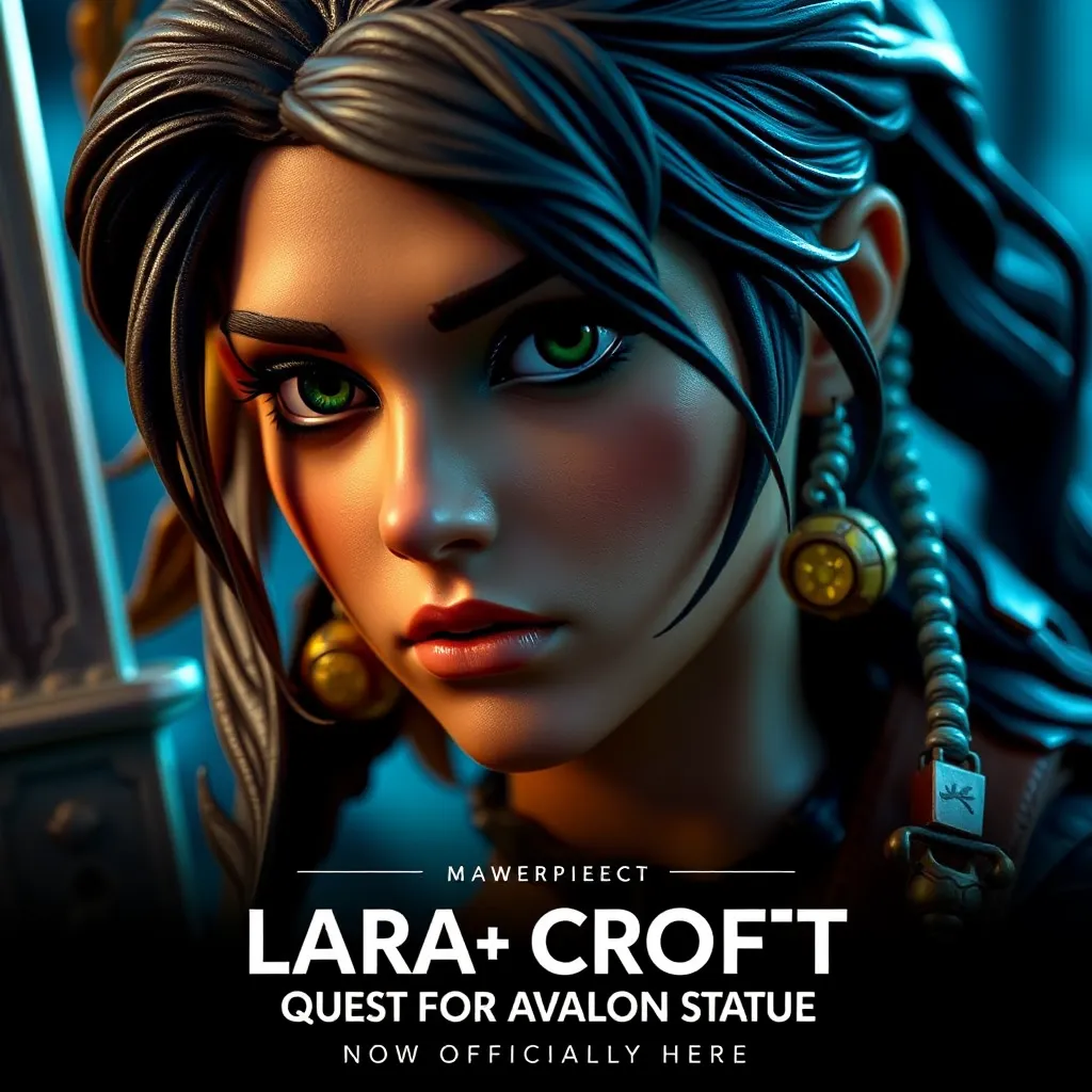 LARA CROFT™ QUEST FOR AVALON Statue Now Officially Here : LevelUpTalk