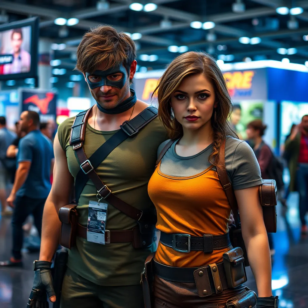 Lara Croft and Winston the Butler: Iconic PS1 Cosplays : LevelUpTalk