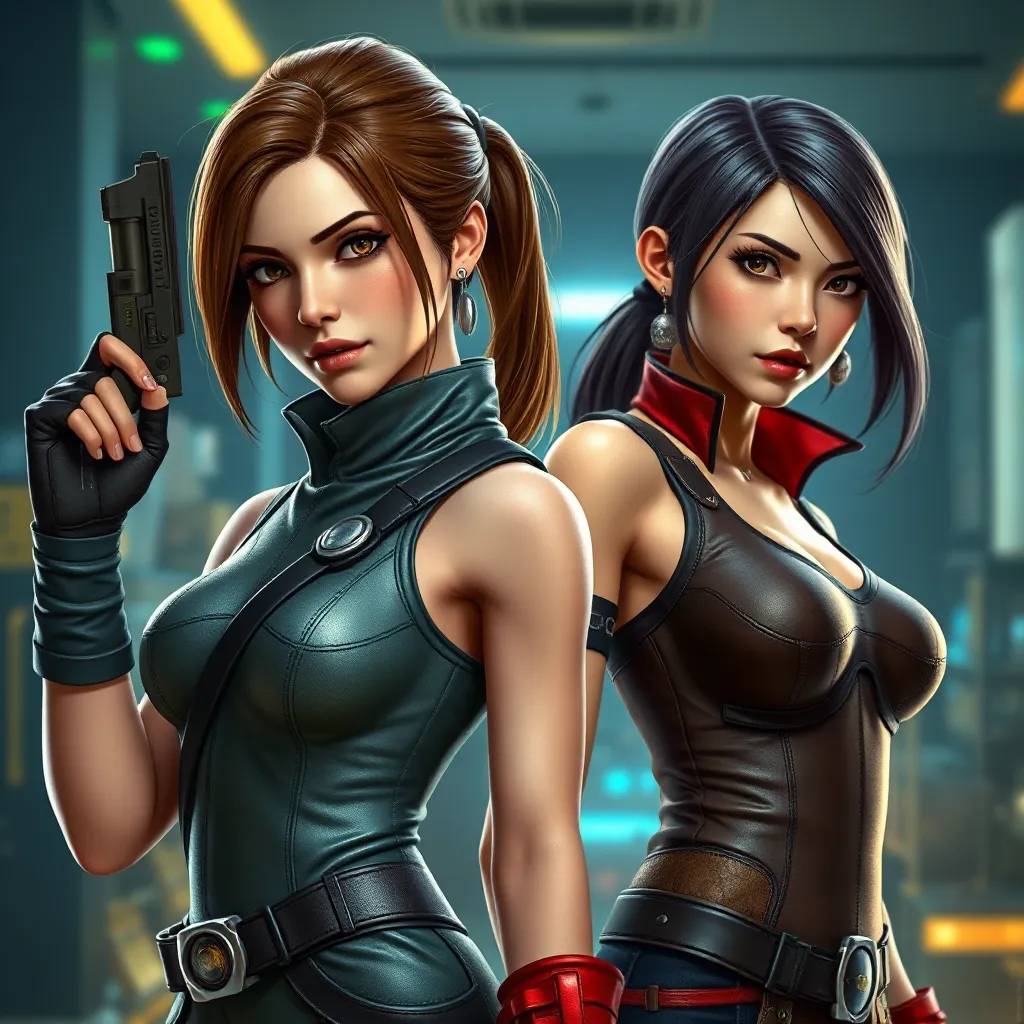 Lara & Sam Channel Leon Kennedy and Ada Wong Costumes : LevelUpTalk