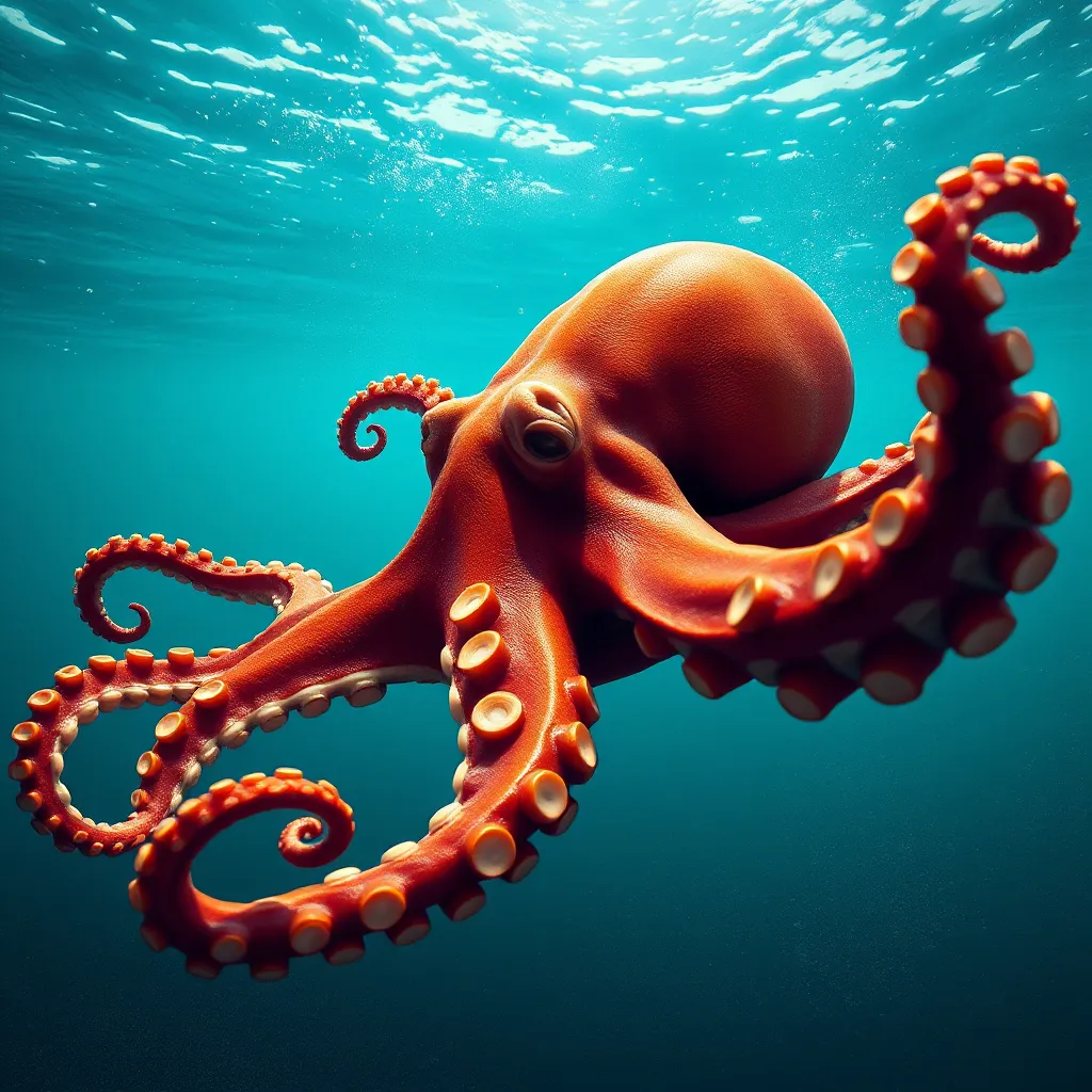 Massive Octopus Spotted for Dinner Plans at Sea! : LevelUpTalk