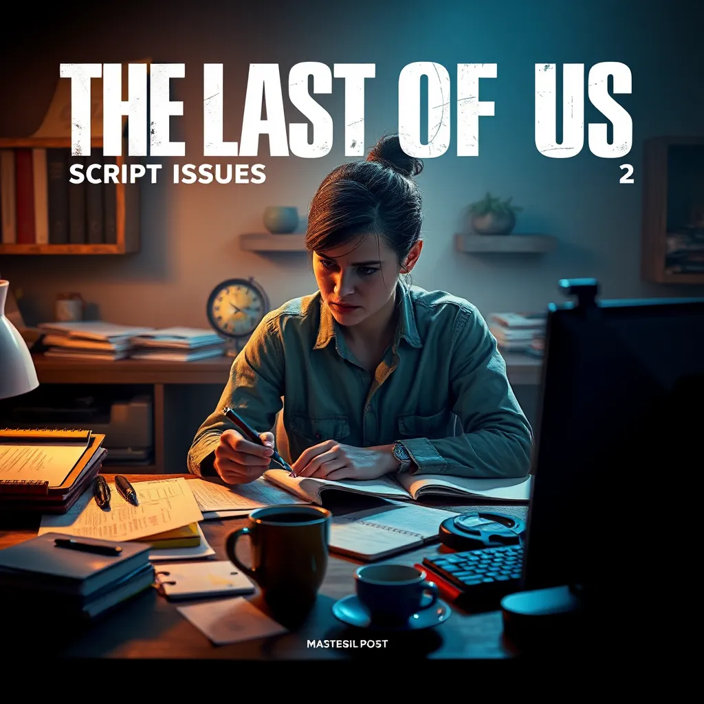 HBO's The Last of Us Season 2 Faces Script Issues : LevelUpTalk