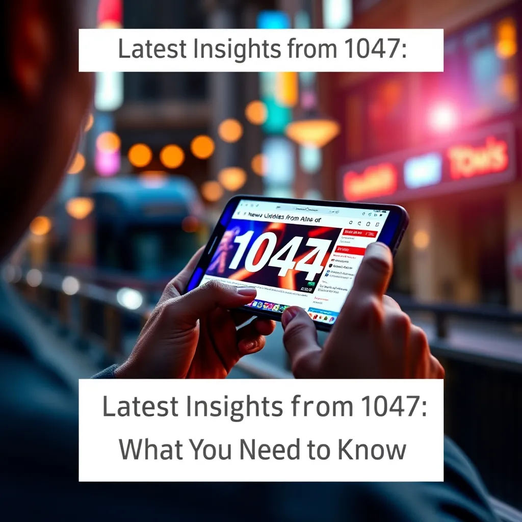Latest Insights from 1047: What You Need to Know : LevelUpTalk