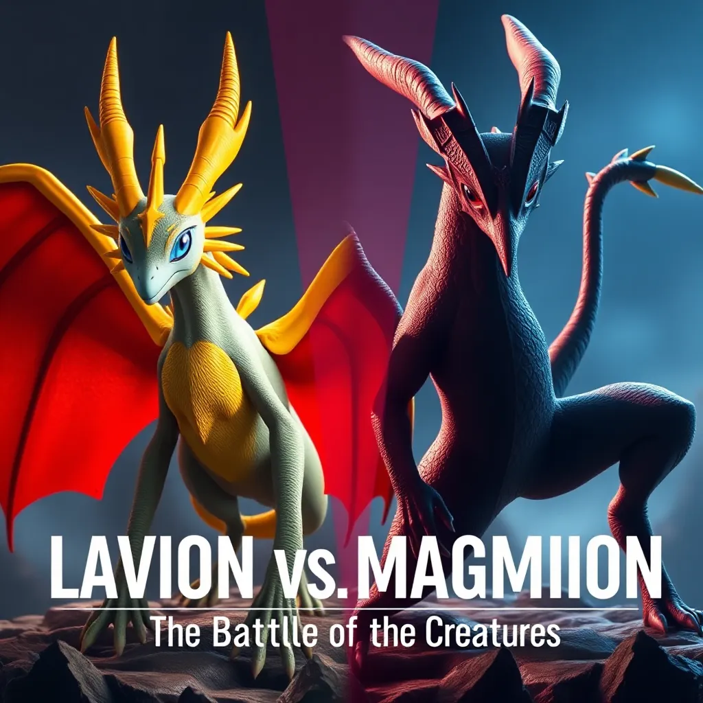 Lavion vs. Magmion: The Battle of the Creatures : LevelUpTalk