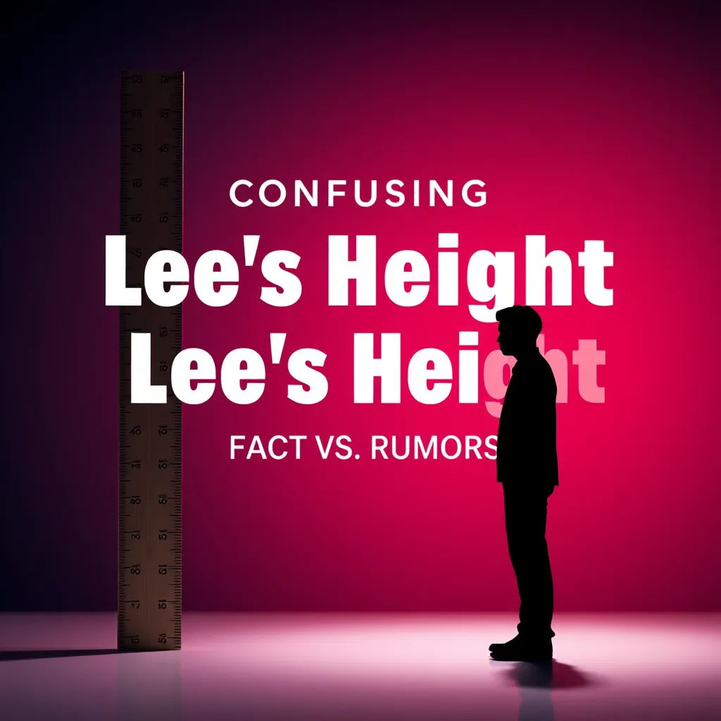 Confusion Surrounding Lee's Height: Facts vs. Rumors : LevelUpTalk