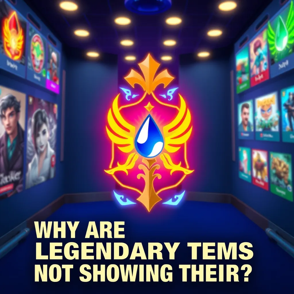 Why Are Legendary Items Not Showing Their Rarity? : LevelUpTalk