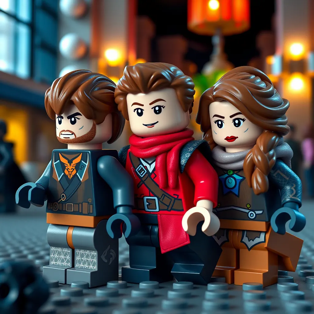 Building Lego Characters: Artyom, Anna, and Miller : LevelUpTalk