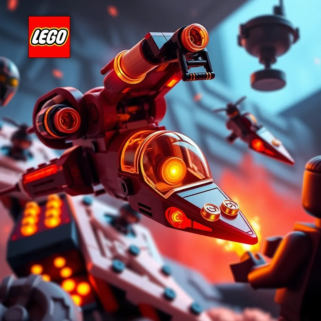 Detailed LEGO Model of the Forward Unto Dawn Shines : LevelUpTalk