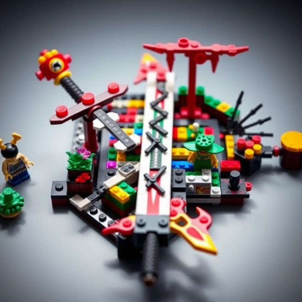 Explore the Lego Oni Sword Base: A Builder's Delight : LevelUpTalk