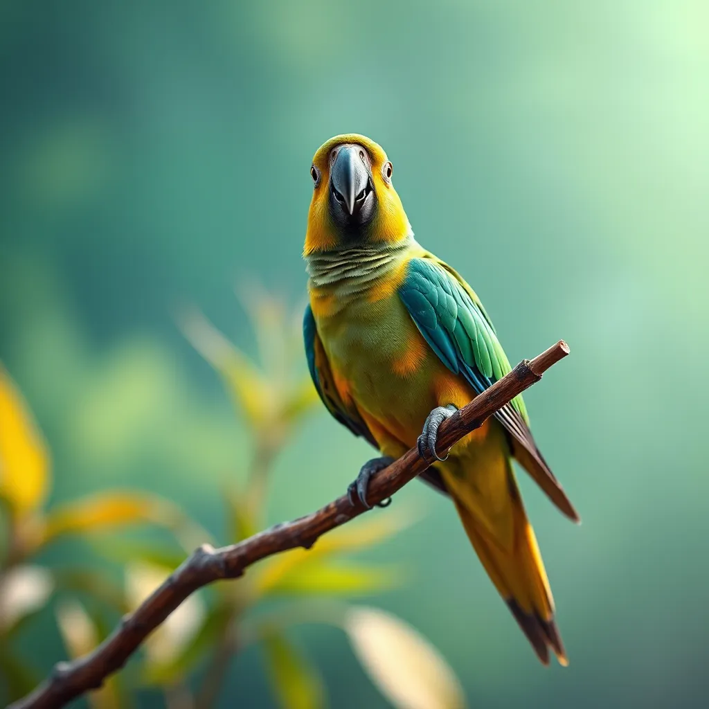 Day 687: Meet Lenny the Parrot, Star of the Show! : LevelUpTalk