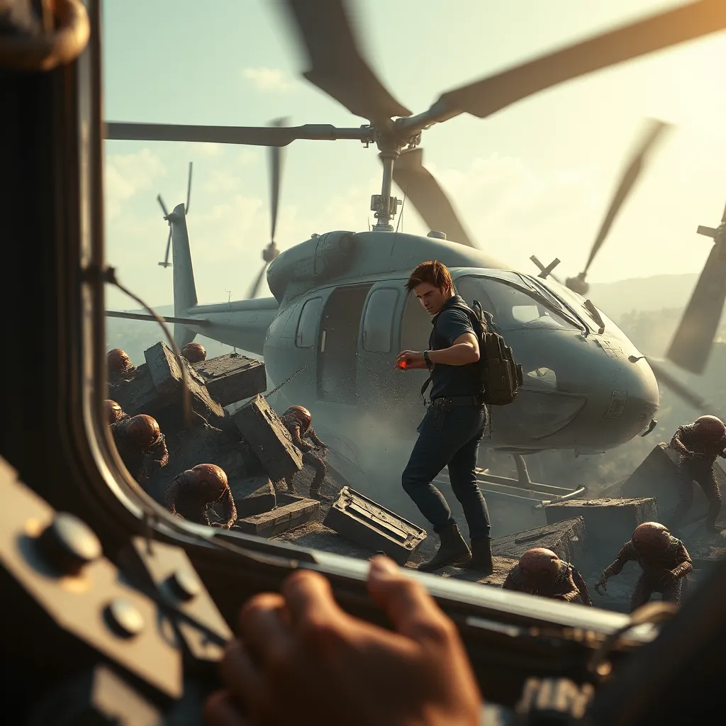 Stuck in Resident Evil: Leon's Chopper Crash Quandary : LevelUpTalk