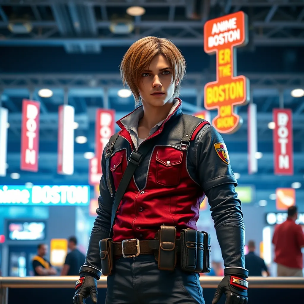 Leon Kennedy Cosplay Shines at Anime Boston Event : LevelUpTalk