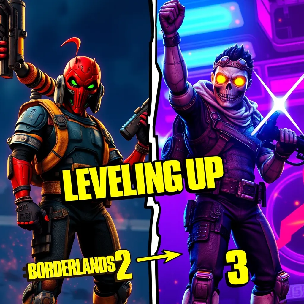 Comparing Leveling Up in Borderlands 2 vs. 3 : LevelUpTalk