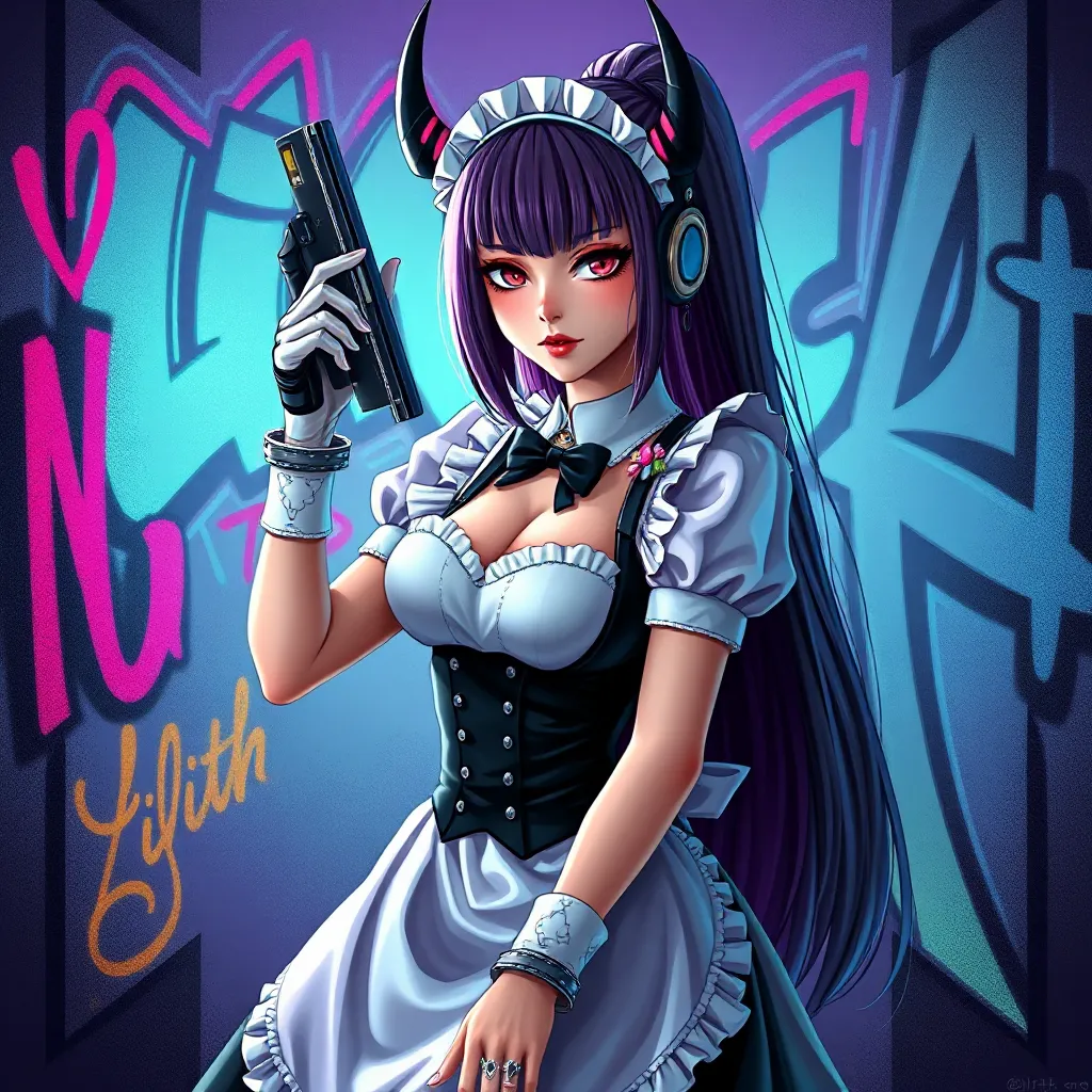 Exploring Fan Art of Lilith: Maid Costumes and Graffiti : LevelUpTalk