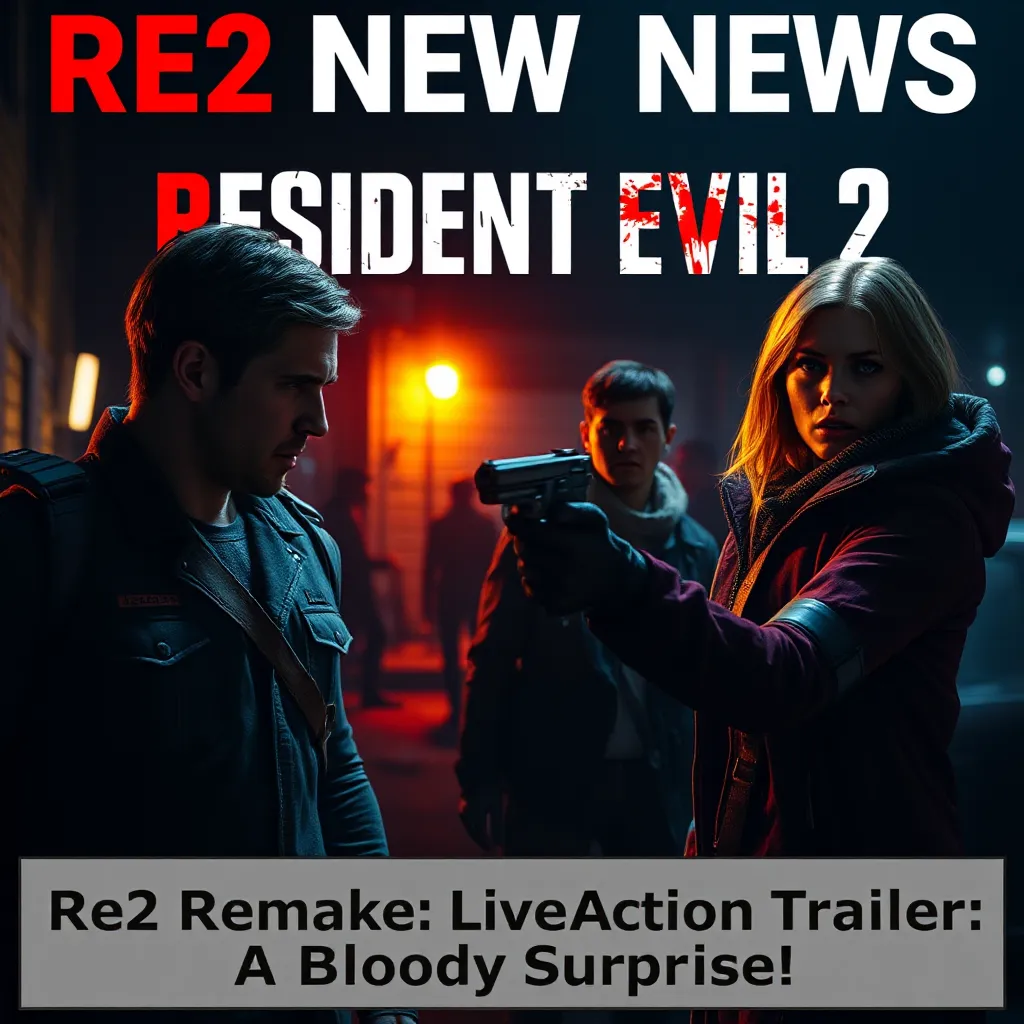 RE2 Remake Live Action Trailer: A Bloody Surprise : LevelUpTalk