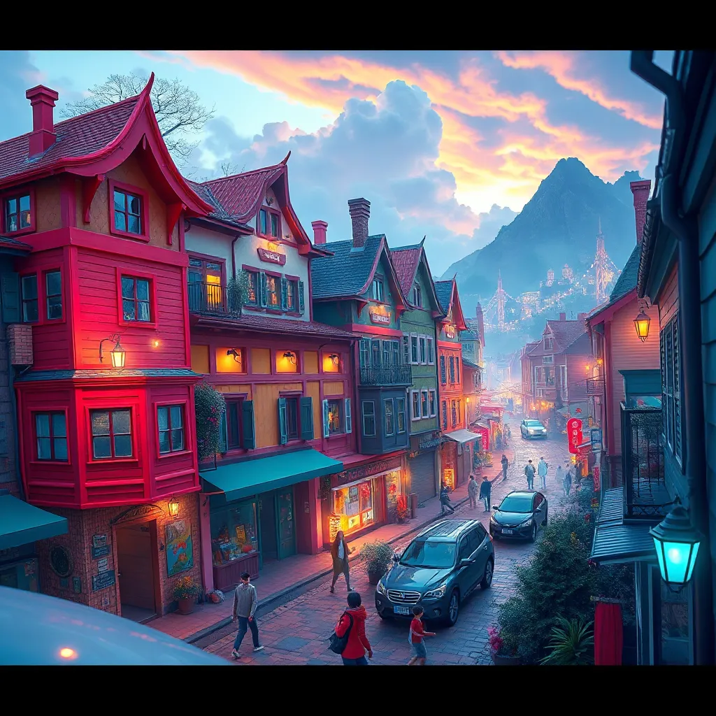 Discovering the Mystery Town from Loading Screen Art : LevelUpTalk