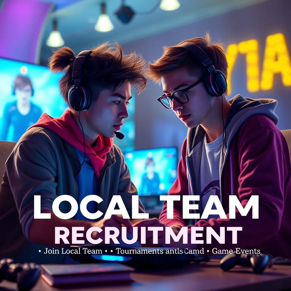 Join Local Team for Tournaments and Game Events : LevelUpTalk