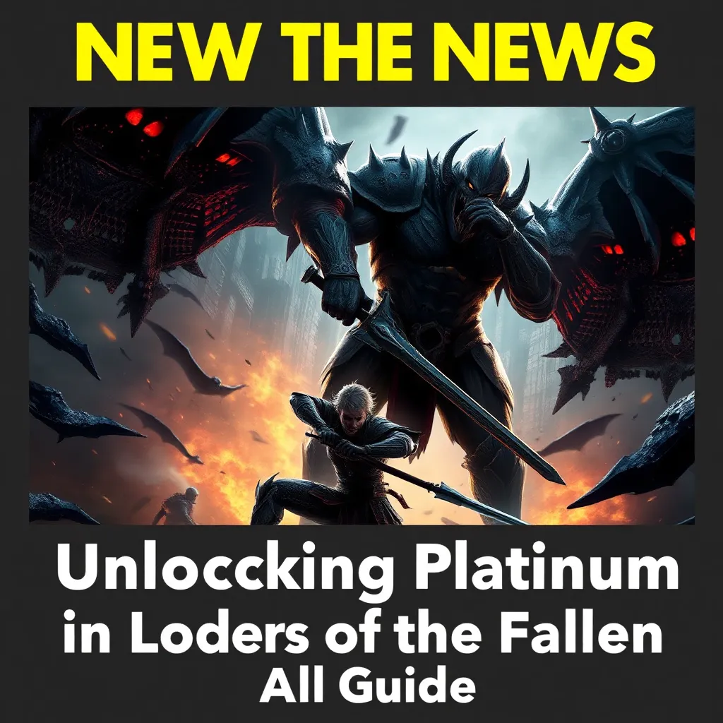 Unlocking Platinum in Lords of the Fallen: A Guide : LevelUpTalk