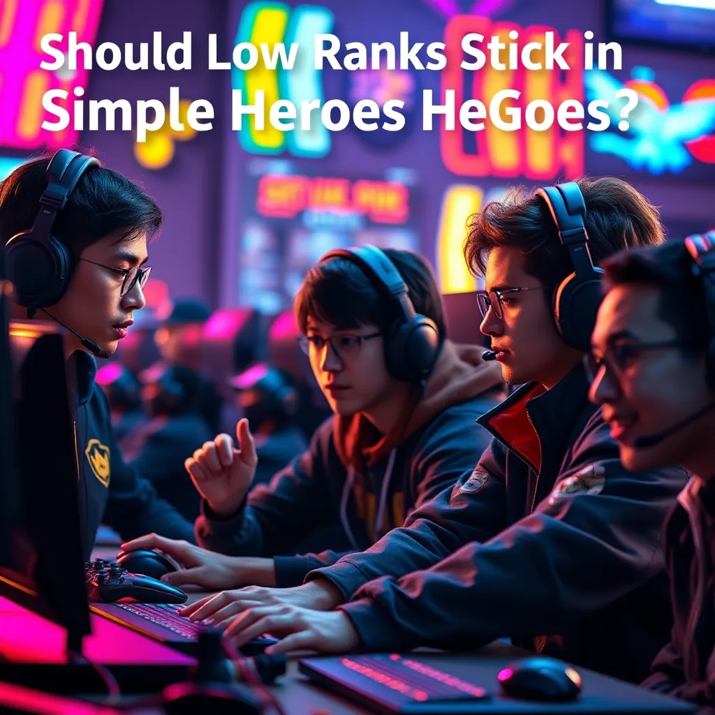 Should Low Ranks Stick to Simple Heroes in Gaming? : LevelUpTalk