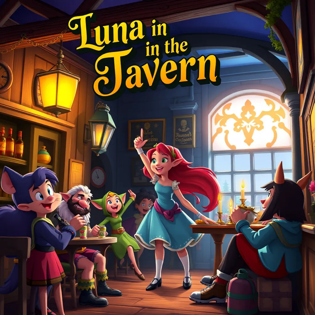 Exciting Launch: Luna in the Tavern Animated Debuts! : LevelUpTalk