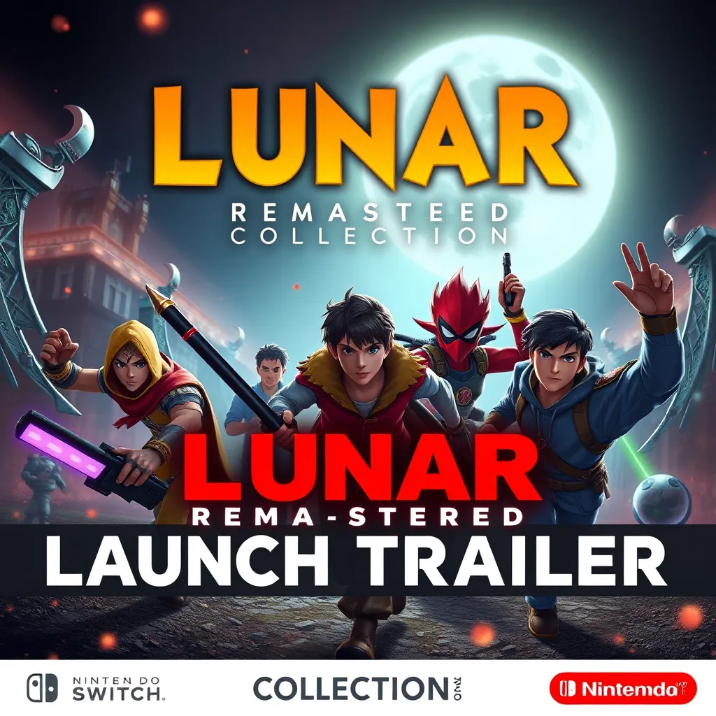 Exciting Launch Trailer for LUNAR Remastered on Switch : LevelUpTalk