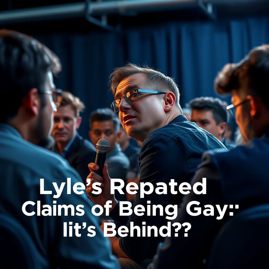 Lyle's Repeated Claims of Being Gay: What's Behind It? : LevelUpTalk
