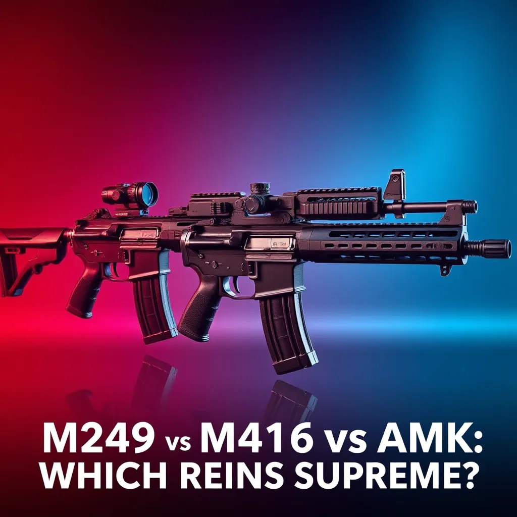 M249 vs M416 vs AKM: Which Gun Reigns Supreme? : LevelUpTalk