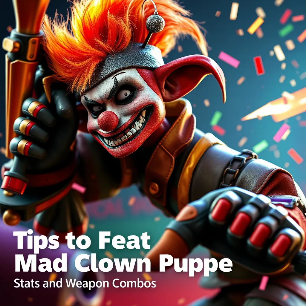 Tips to Defeat Mad Clown Puppet: Stats and Weapon Combos : LevelUpTalk