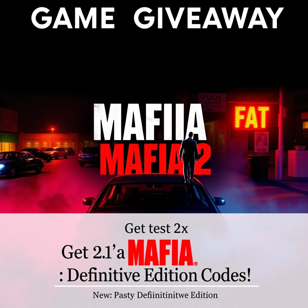 Get 2x FREE Mafia 2: Definitive Edition Codes! : LevelUpTalk