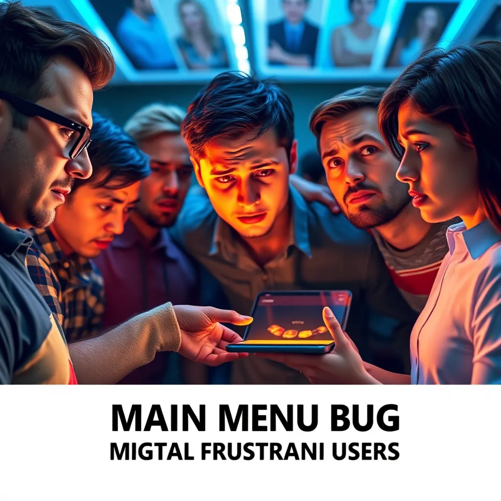 Main Menu Bug Causes Frustration for Users : LevelUpTalk