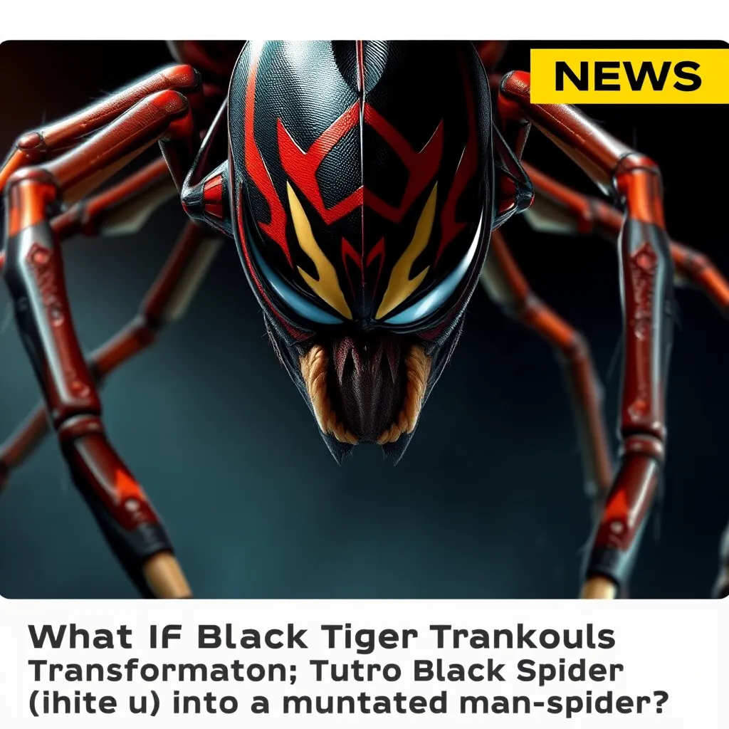What If Black Tiger Transformed You Into a Mutated Man-Spider ...