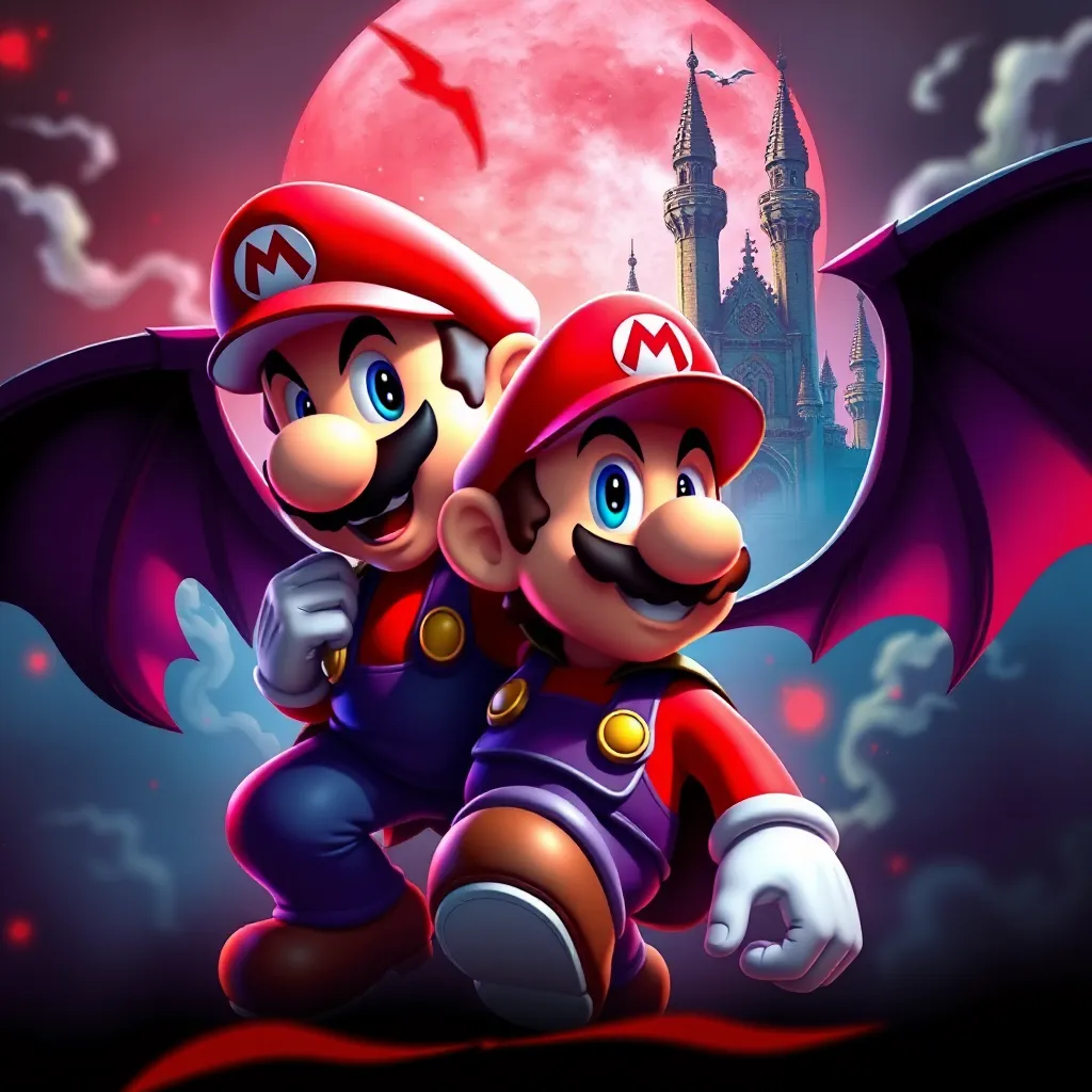 Fan Art Fusion: Super Mario Meets Castlevania : LevelUpTalk