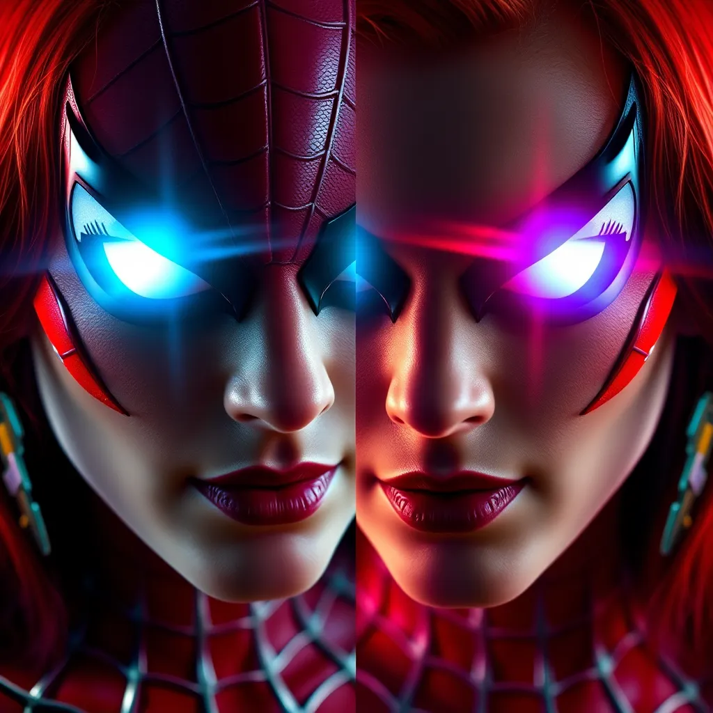 Differences in MJ's Face Between Spider-Man 1 and 2 : LevelUpTalk