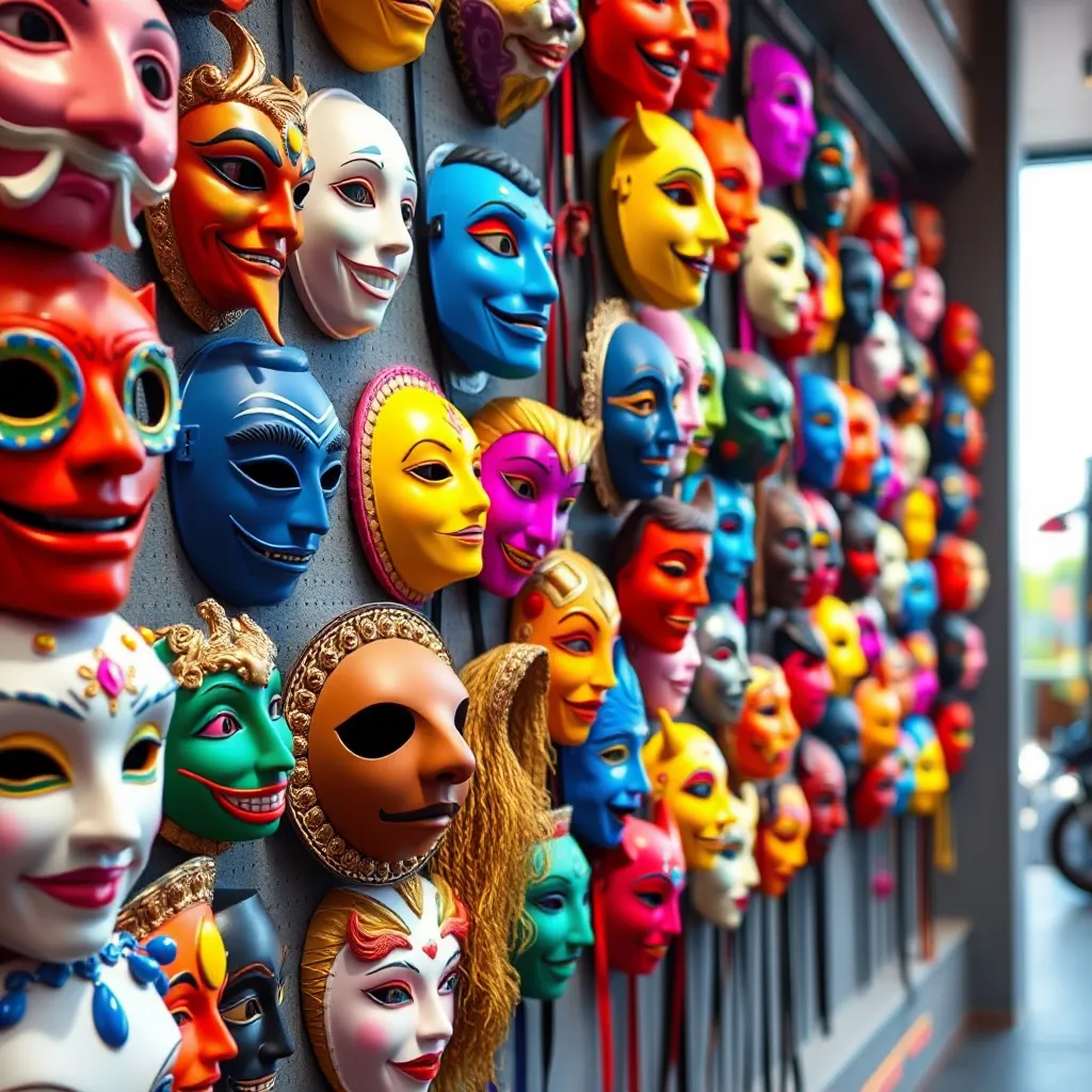 Local Artists Celebrate Completion of Masks Wall Project : LevelUpTalk