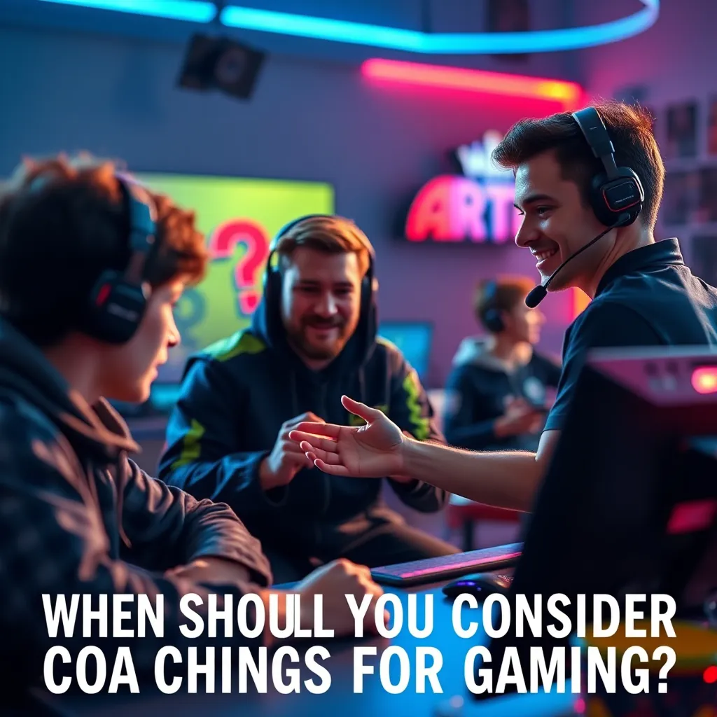 When Should You Consider Coaching for Gaming? : LevelUpTalk