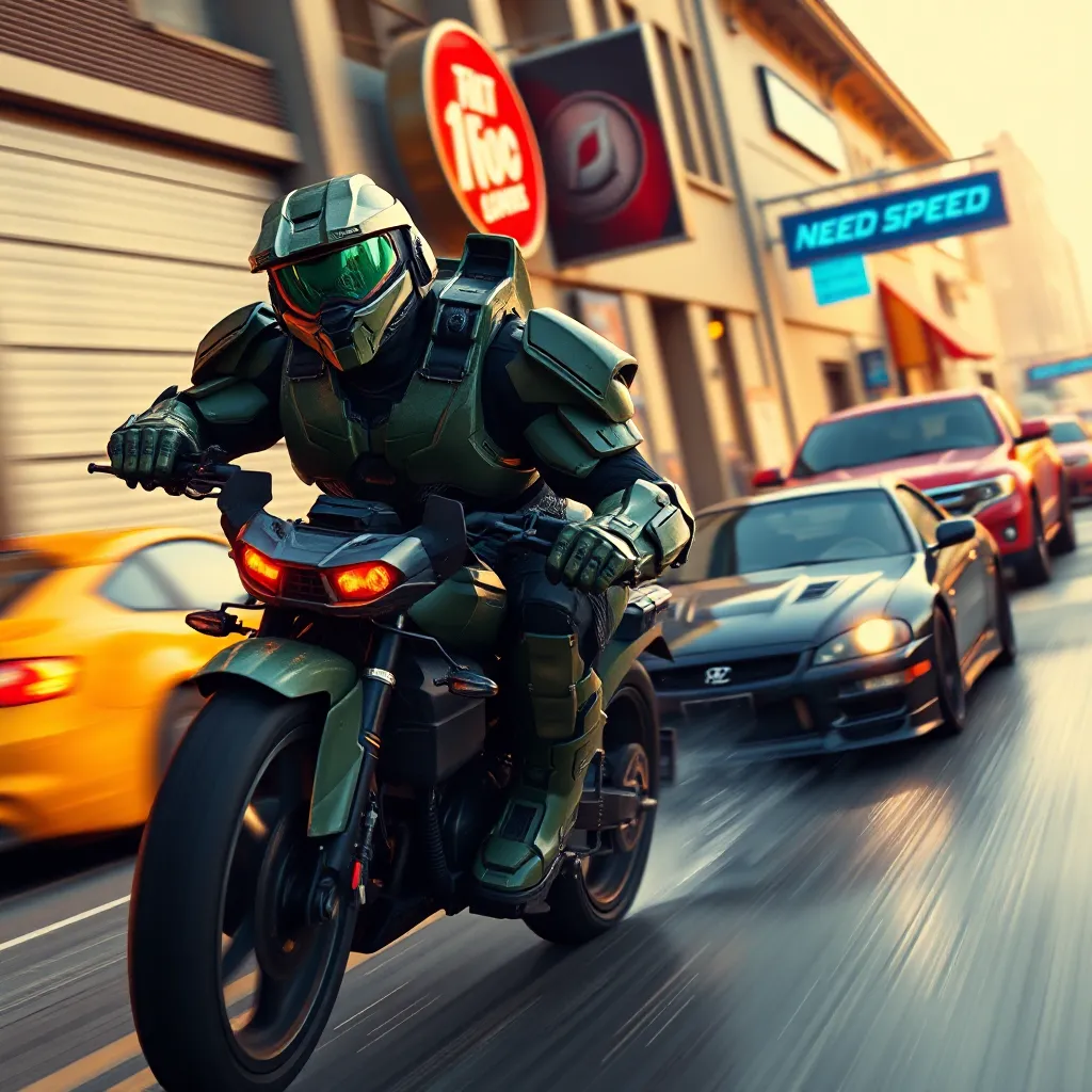 Master Chief Takes the Wheel as Boss in Need For Speed : LevelUpTalk