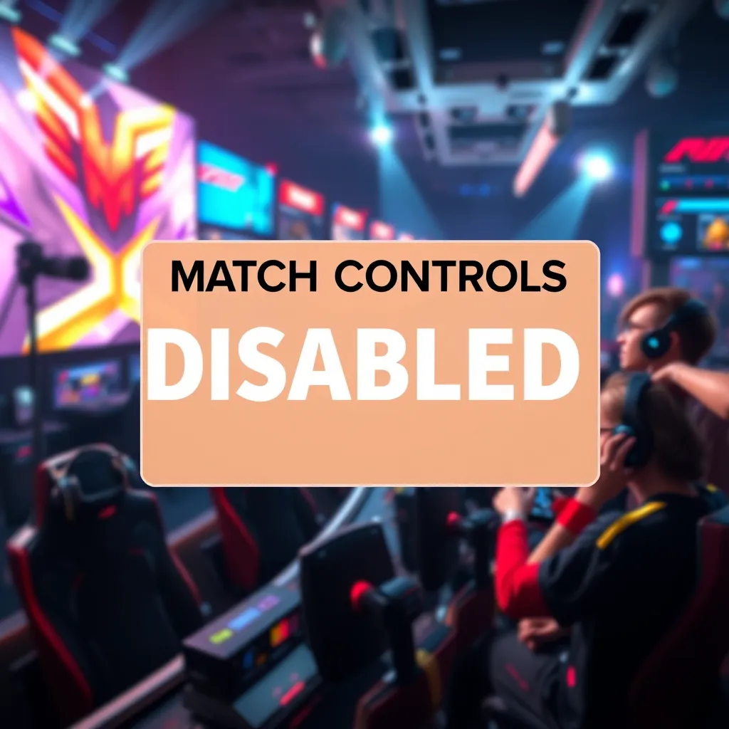 Important Update: Match Admin Controls Disabled for Tournaments ...