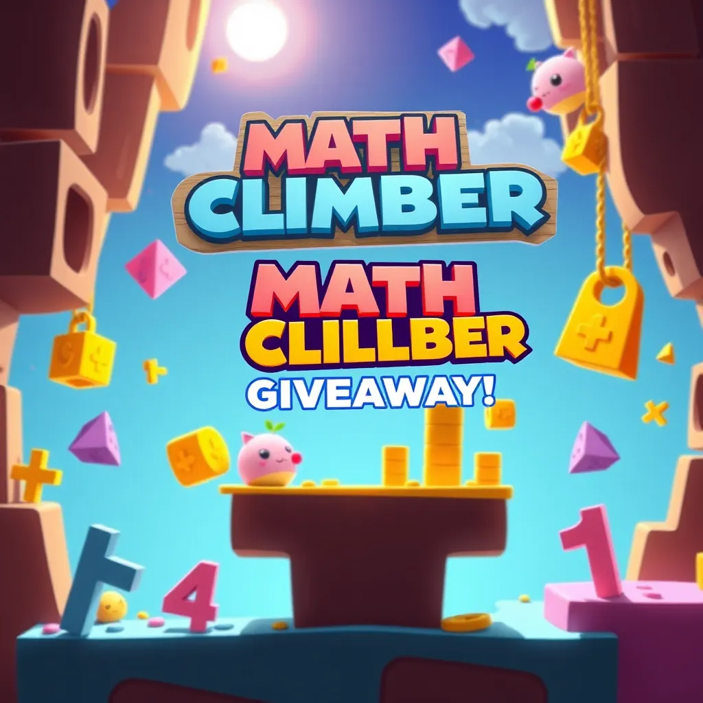 Join the Giveaway: 50 Free Keys for Math Climber! : LevelUpTalk