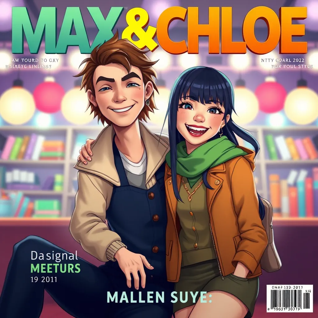 Max & Chloe Magazine Cover: A Fan's Dream Visual : LevelUpTalk
