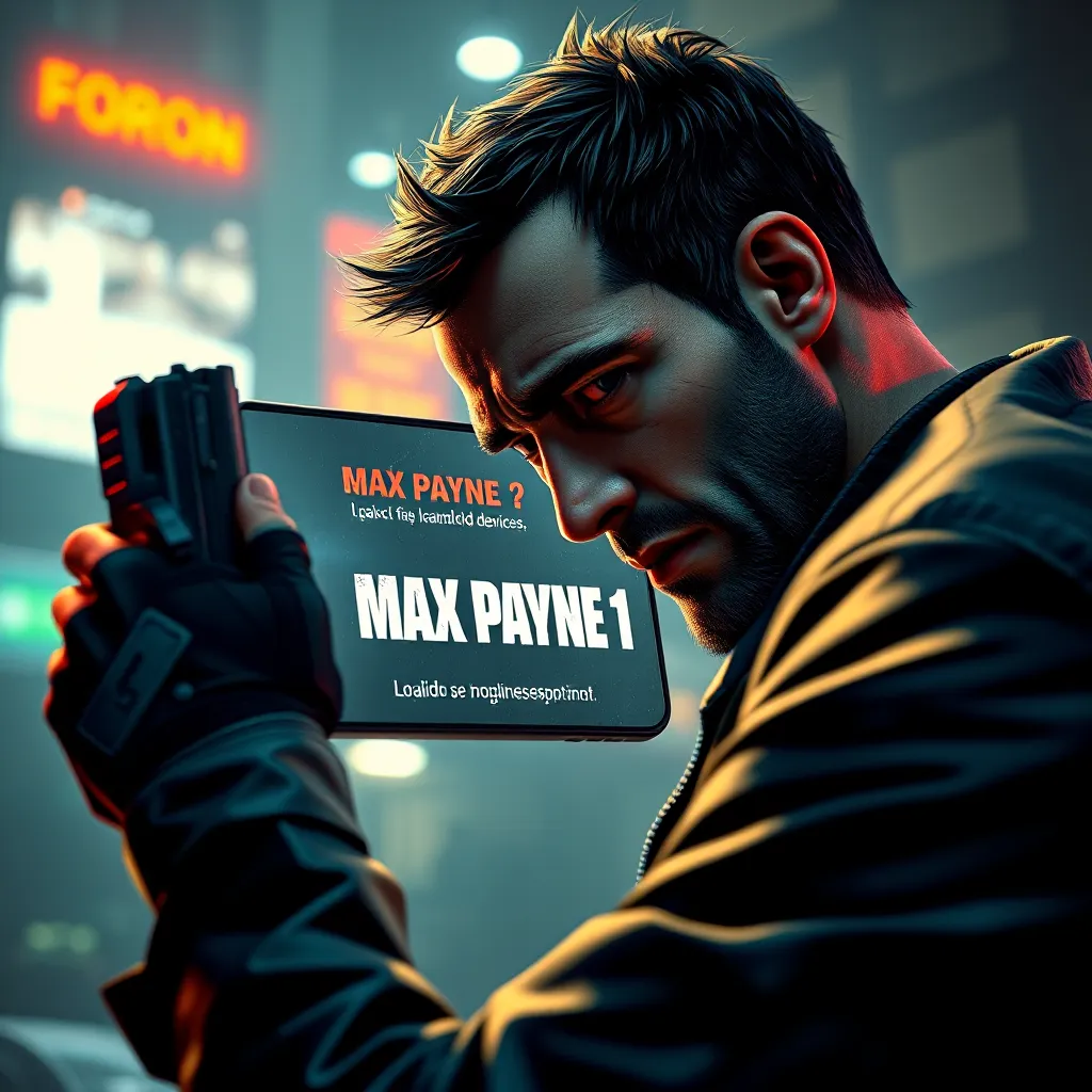 Max Payne 1 Mobile Fails to Launch on Android Devices : LevelUpTalk