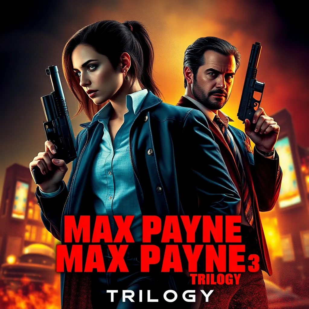 Max Payne Trilogy Covers with Fabiana and Raul : LevelUpTalk