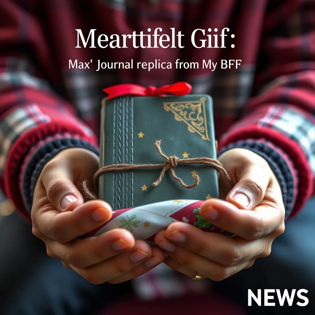 Heartfelt Gift: Max's Journal Replica from My BFF : LevelUpTalk