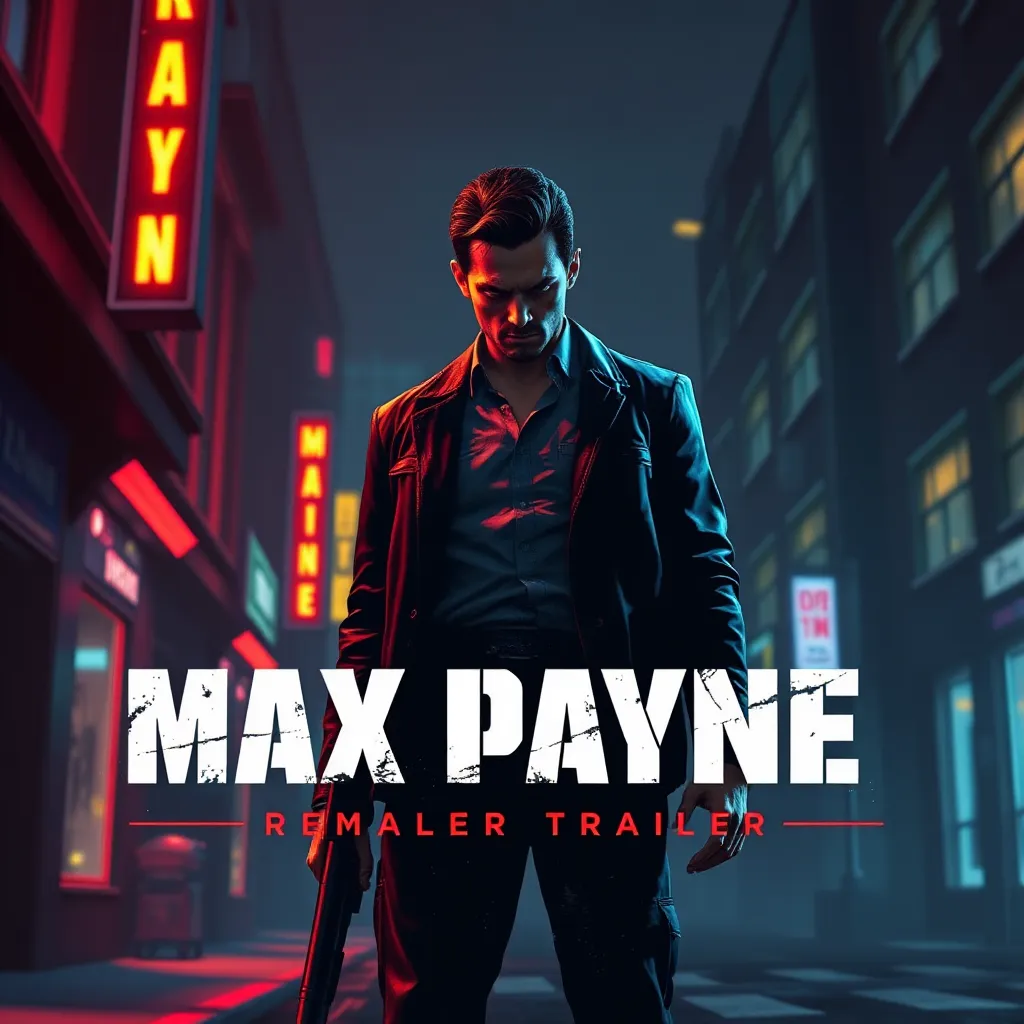 Max Payne Remake Trailer Expected Late 2025 or Early 2026 : LevelUpTalk