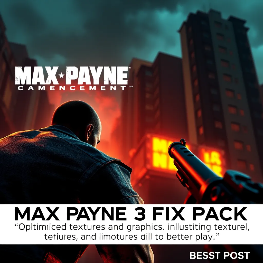 Max Payne 3 Fix Pack: Optimizing Textures for Better Play : LevelUpTalk