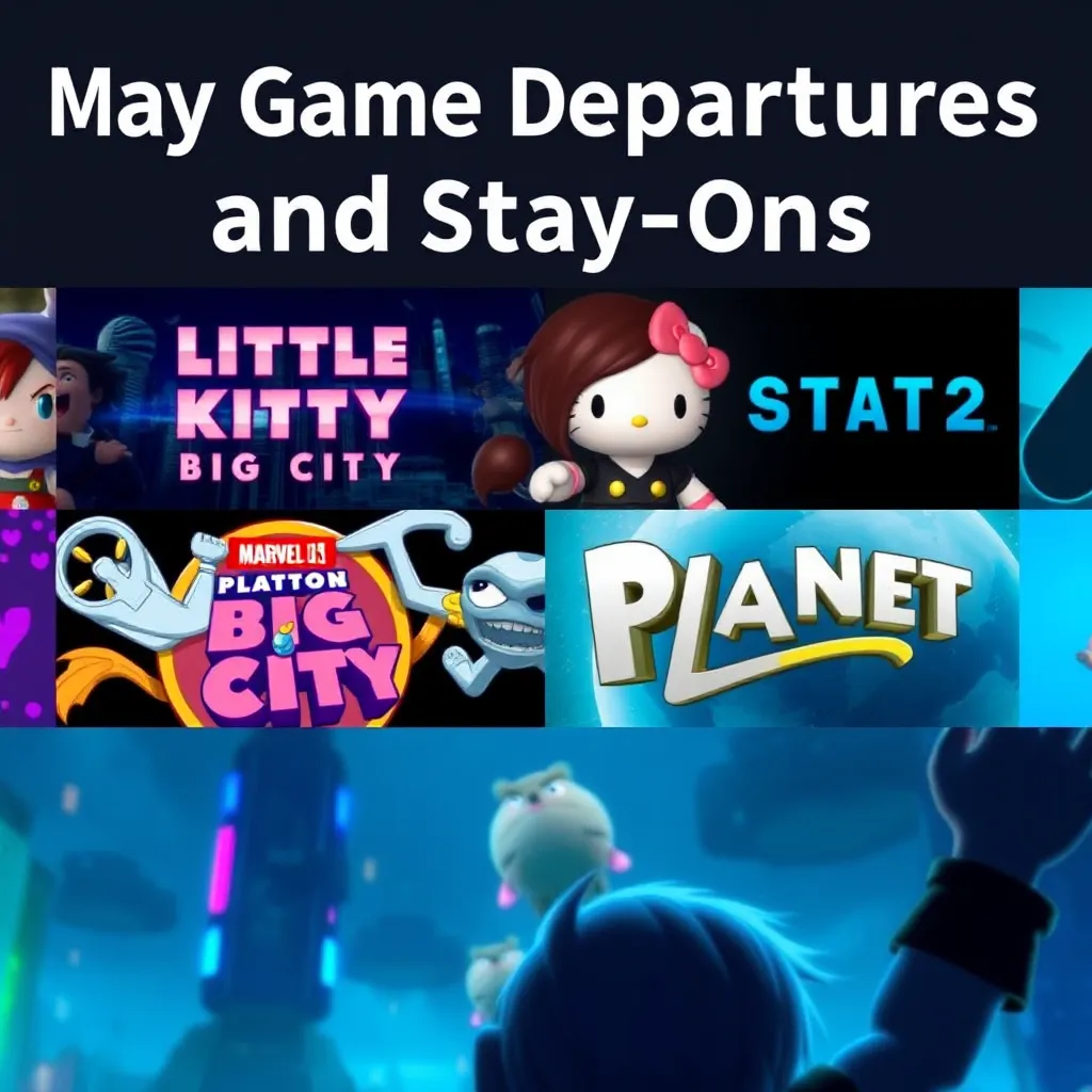 Upcoming Game Departures and Stay-Ons for May Revealed : LevelUpTalk