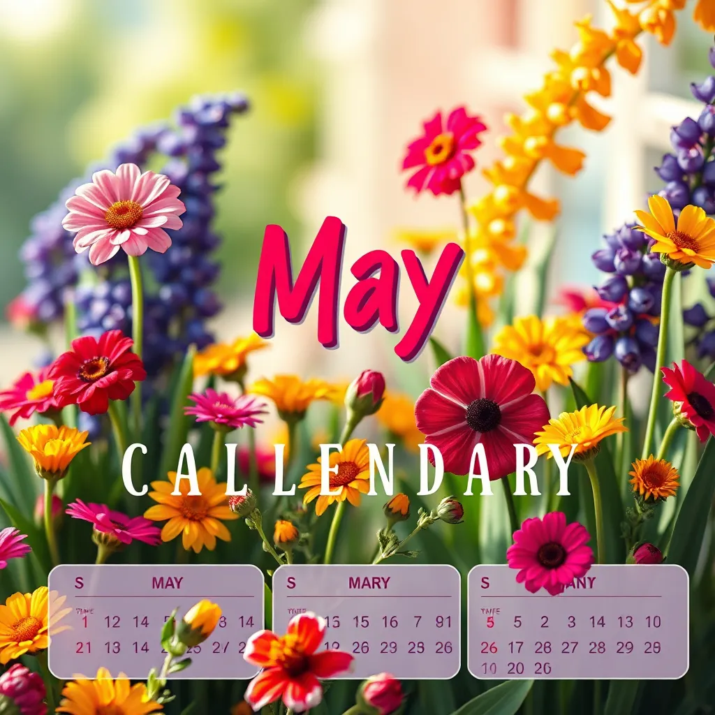 May Calendar: Plan Your Month with Style and Purpose : LevelUpTalk