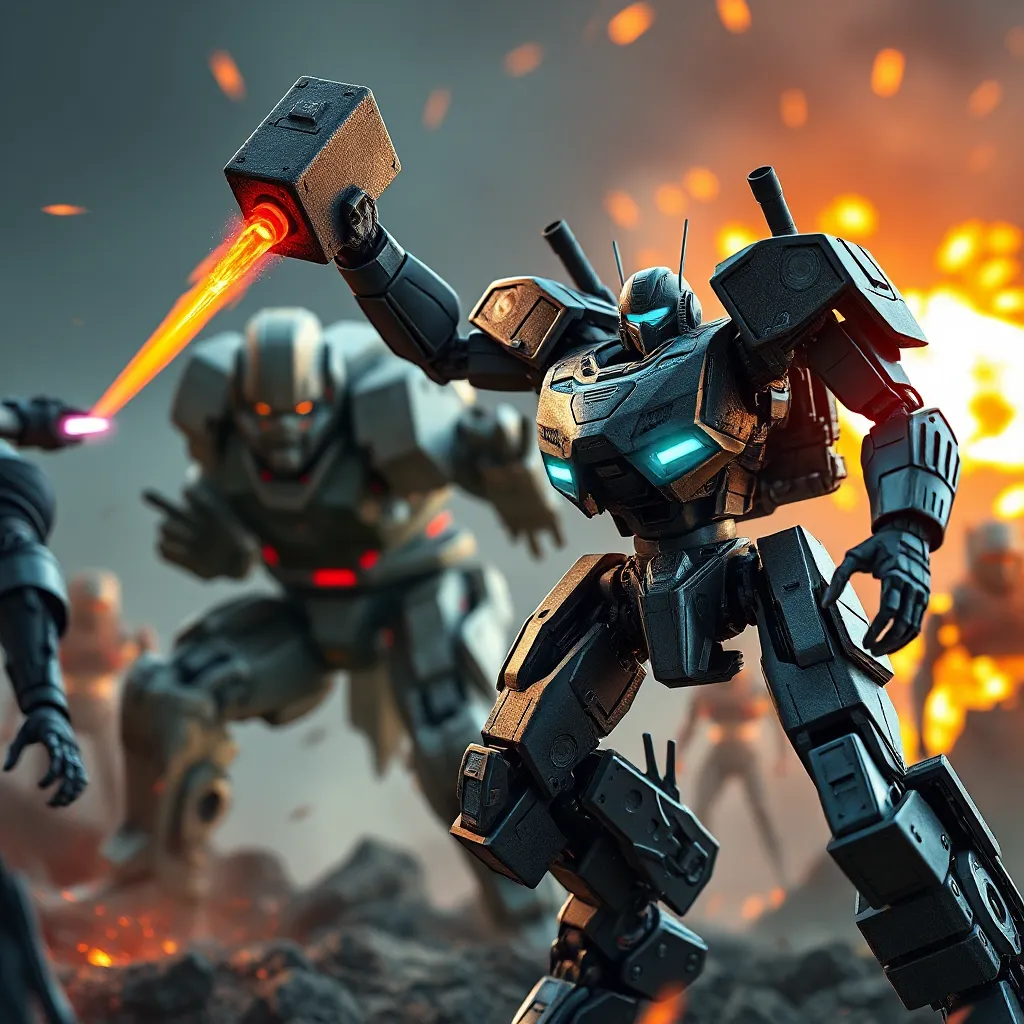 Brought a Hammer to a Mech Fight: A Wild Showdown : LevelUpTalk